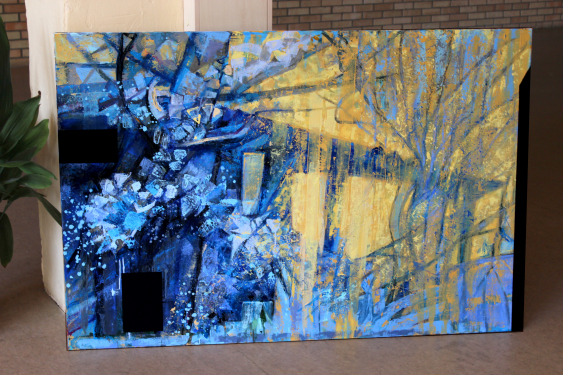 Peinture Paysage rural, Peinture de paysage Art contemporain Toile sur ...