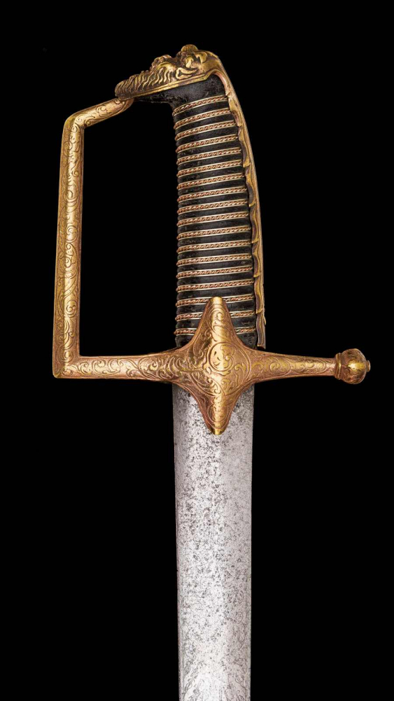 Pallasch für Angehörige der Husaren, Österreich oder Bayern um 1800