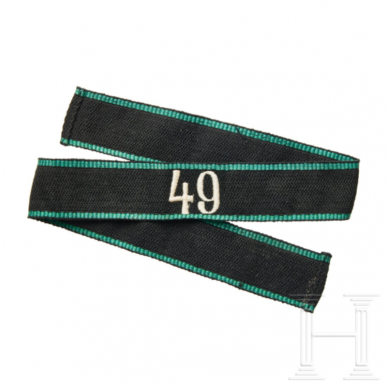 A Cufftitle for SS-Foot Standarte, Sturmbann I, Sturm 49 — Entdecken ...
