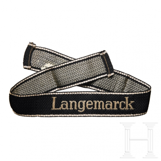 A Cufftitle for 27. SS-Freiwilligen-Grenadier-Division “Langemarck ...