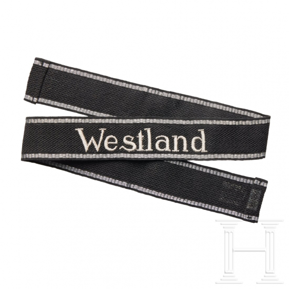 A Cufftitle for SS-Panzer-Grenadier-Regiment "Westland", Enlisted ...