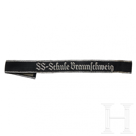 A Cufftitle for SS-Officer Candidate School at Braunschweig, Officer ...