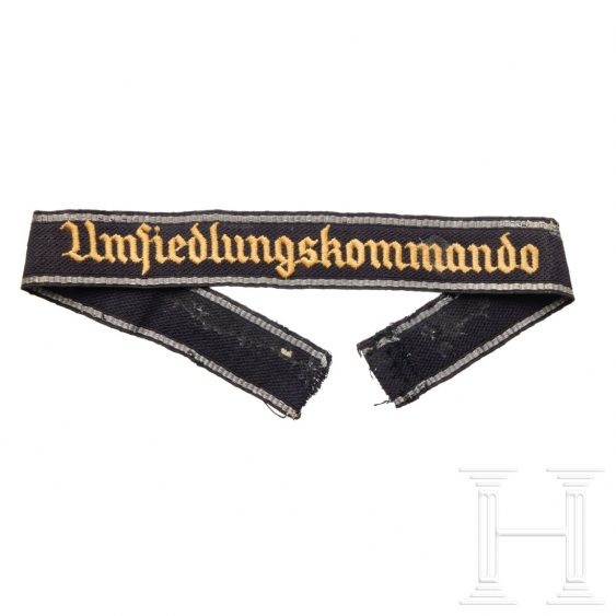 A Cufftitle for SS Relocation Squad, Enlisted — Entdecken Sie seltene ...