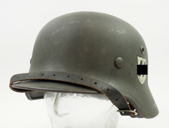 Waffen-SS: Stahlhelm M35 - Doppelemblem.