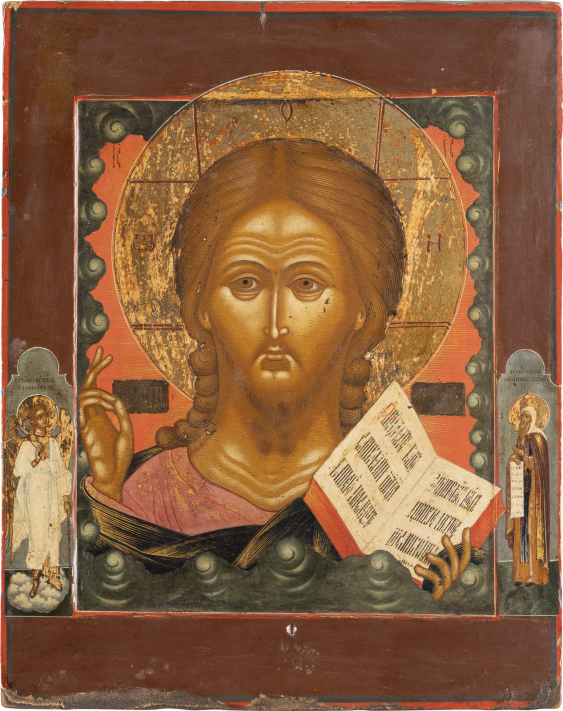 SELTENE IKONE MIT CHRISTUS PANTOKRATOR