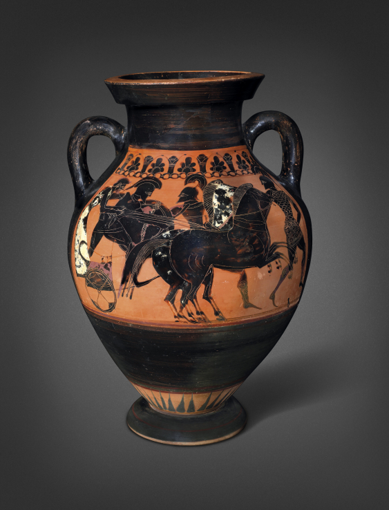AN ATTIC BLACK-FIGURED AMPHORA (TYPE B)