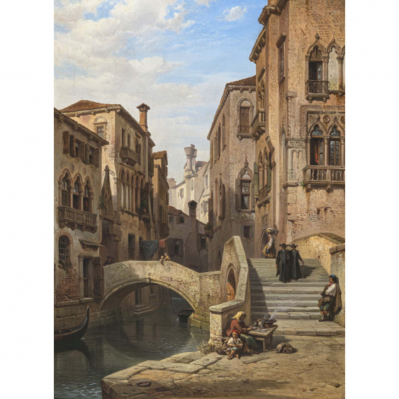 Albert Emil Kirchner. Venedig - Rio del Paradiso