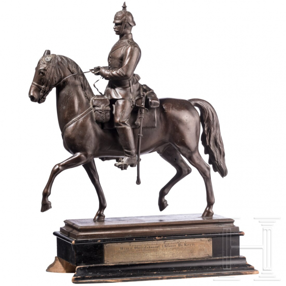 Offiziersgeschenk des 1. Badischen Leib-Dragoner-Regiments Nr. 20, um ...