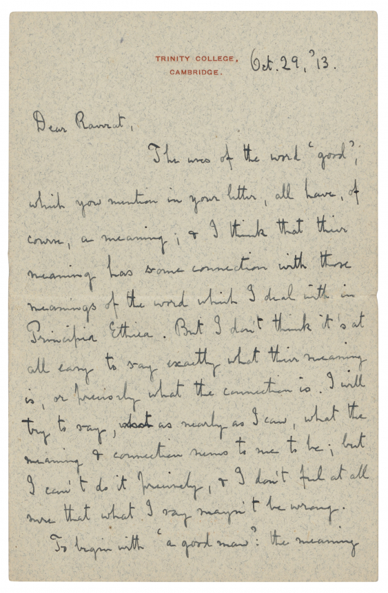 George Edward Moore (1873-1958)