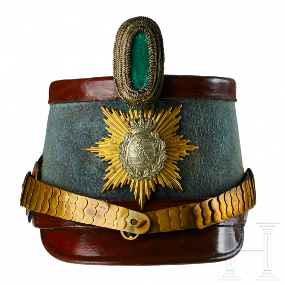 A shako for Saxon Machine Gun Officers