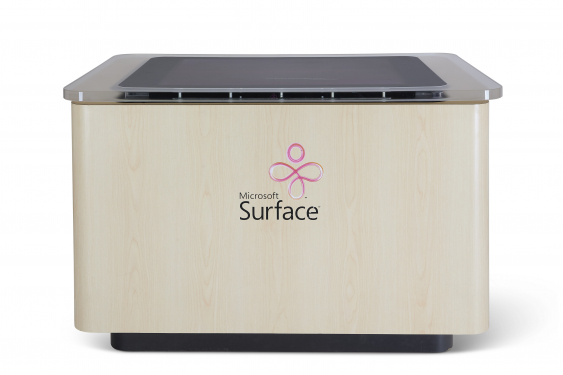 A MICROSOFT SURFACE TABLETOP (ALSO KNOWN AS PIXELSENSE)