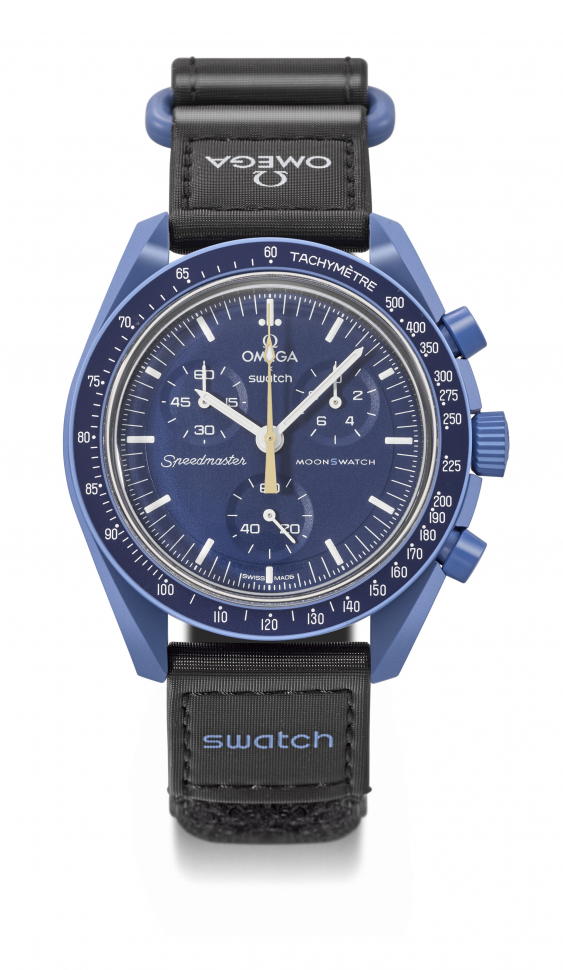 OMEGA X SWATCH. A UNIQUE AND HISTORIC ONE MILLIONTH BIOCERAMIC QUARTZ ...