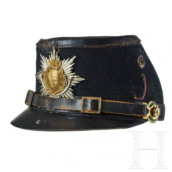 A shako for Saxon Jaeger Battalion 12 Enlisted Men