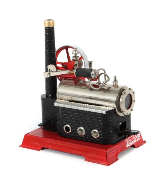 Dampfmaschiene Wilesco, Modell D14, liegender Kess…