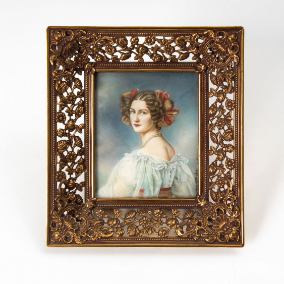 Miniatur nach Stieler: Auguste Strobl.