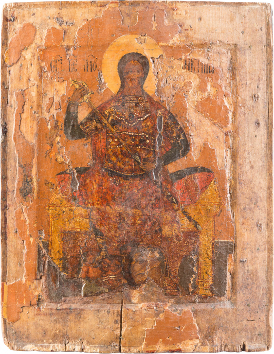 IKONE MIT DEM HEILIGEN NIKITA DEM KRIEGER