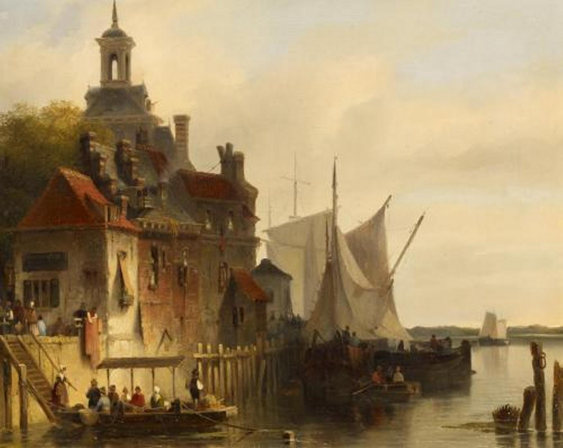 Die "Oude Hoofdpoort" in Rotterdam