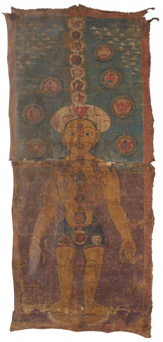 Tantric diagram of the Chakra the diamond body — Collectibles ...