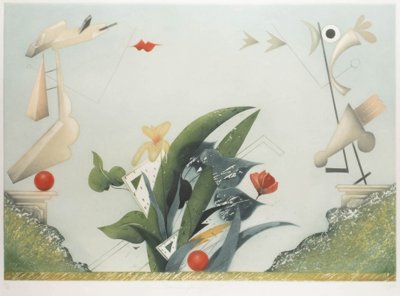 JOSEF WERNER 1945 Graslitz. PAAR ARBEITEN ('IM PALMENGARTEN' UND ...