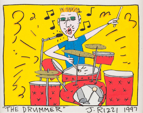 JAMES RIZZI 1950 New York - 2011 ebenda 'THE DRUMMER'
