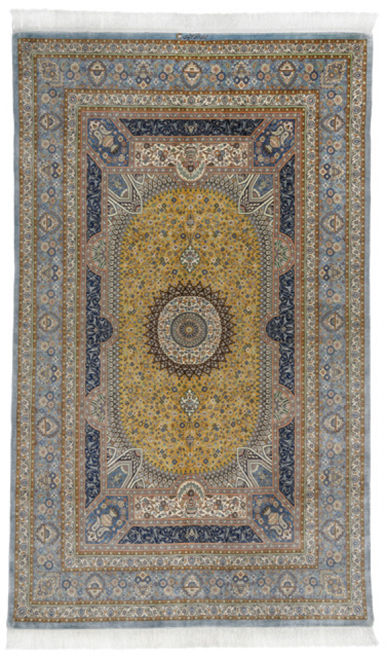 Aussergewöhnlicher Ghom "Jamshidi" in Seide