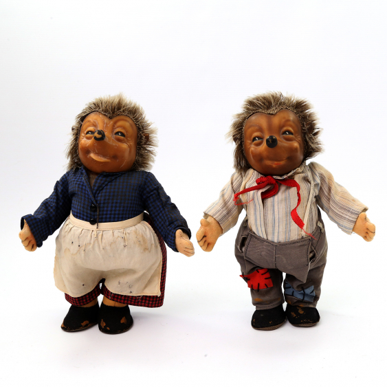 STEIFF Mecki und Micki, 1950er Jahre,