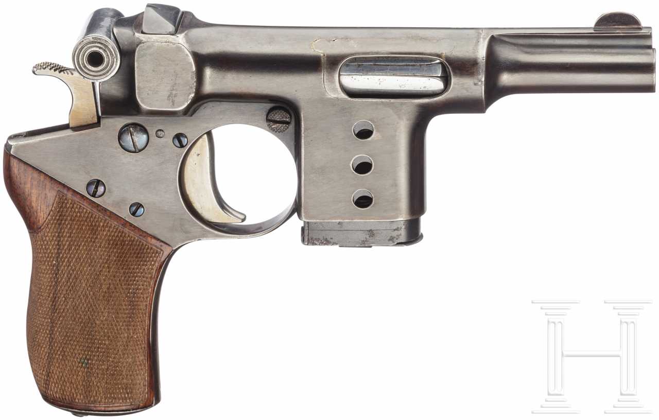Bergmann Simplex, Vorserie, um 1900 — Katalog Schusswaffen des 19. und ...