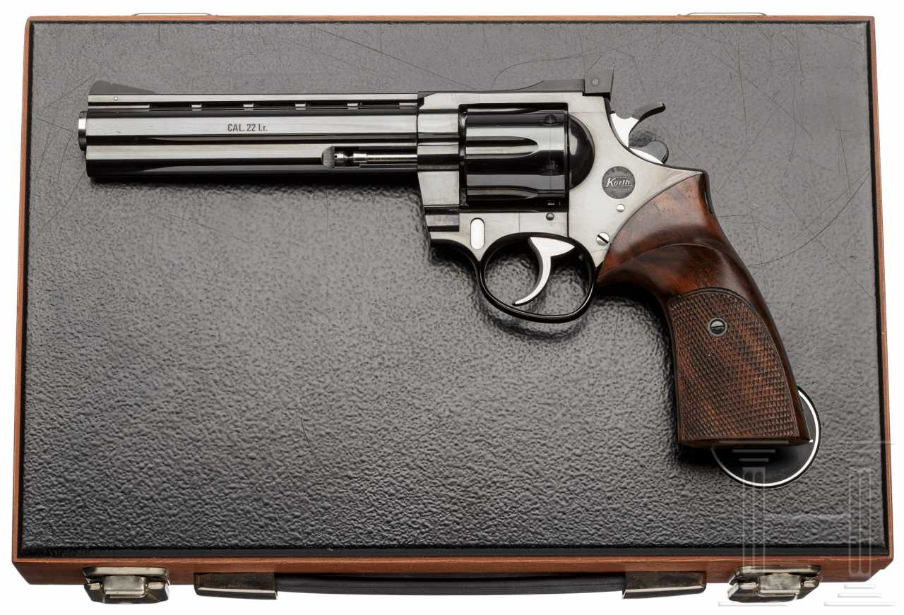 Revolver Korth "Sport", in the case — catalog Firearms of the 19th and ...