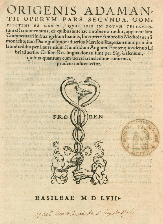 Origenes Adamantius.