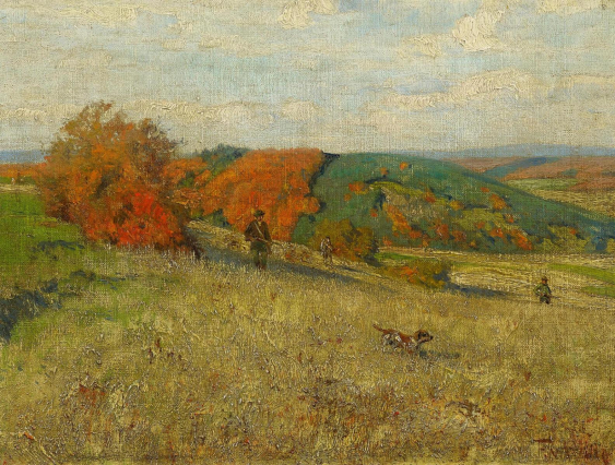 Wille, Fritz von, 1860 Weimar - 1941 Düsseldorf, Herbsttag in der Eifel ...