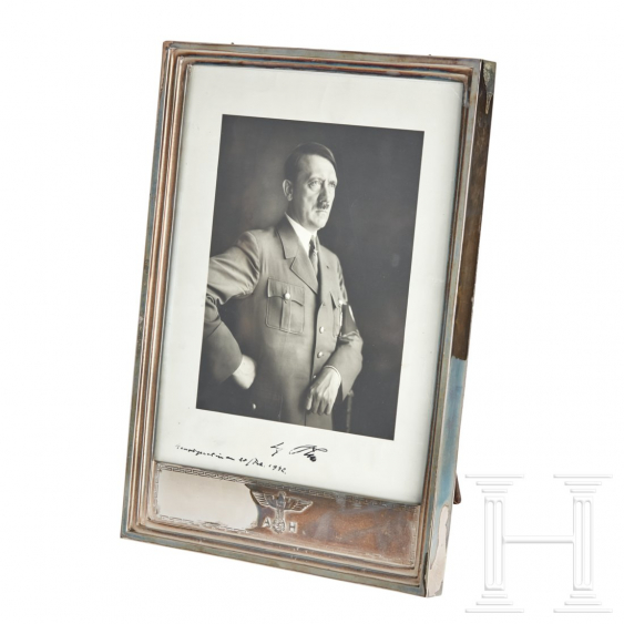 Adolf Hitler – a Presentation Frame with Signature