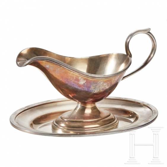 Adolf Hitler – a Gravy Boat from his Personal Silver Service