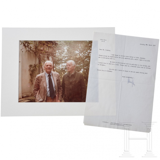 Albert Speer and Roger Coudray Photograph