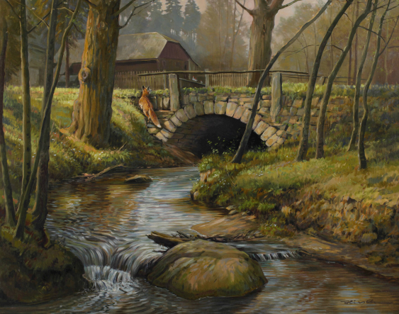 Alfred Hirsch, Am Bachlauf