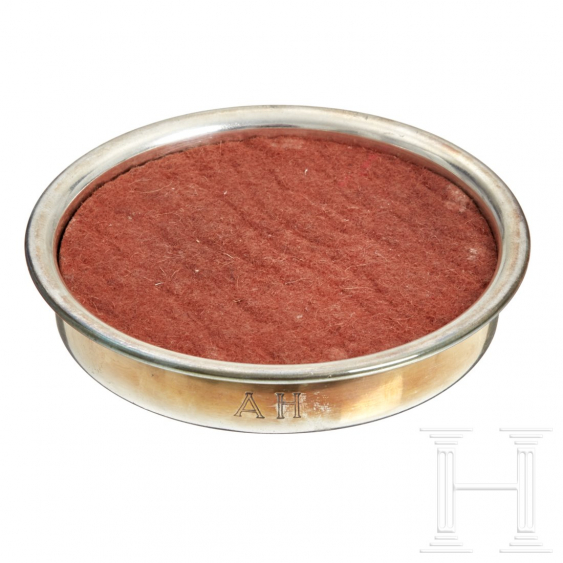 Adolf Hitler – a Beverage Coaster from his Personal Silver Service ...