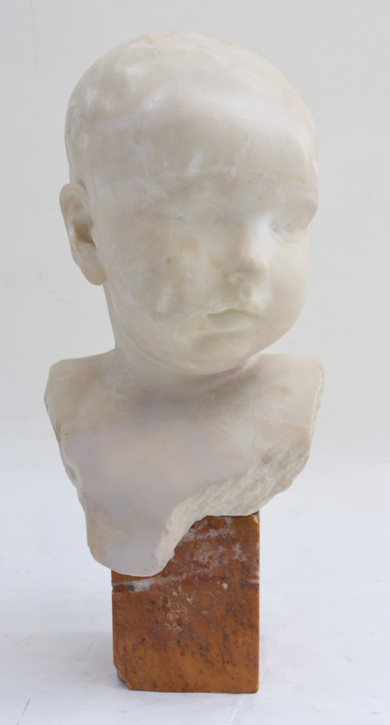 RAOUL CHARLES VERLET. "Büste Paul Verlet", Marmor, signiert, Frankreich ...