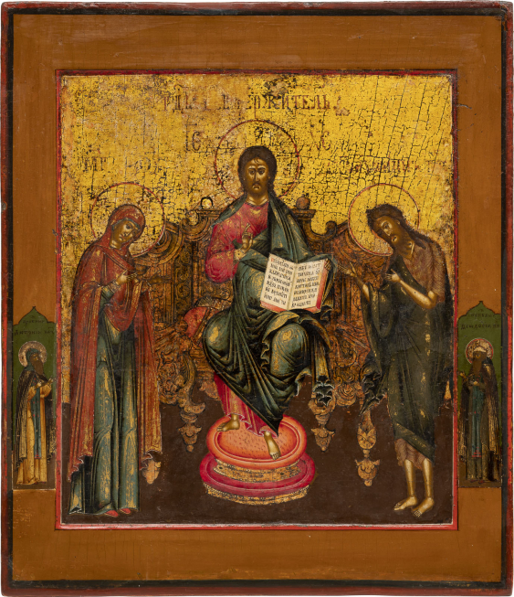 AN ICON SHOWING THE DEISIS