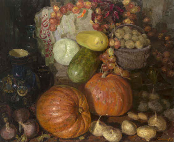 SHAPOSHNIKOV, MIKHAIL (1909-1989) Still Life with Vegetables , signed ...
