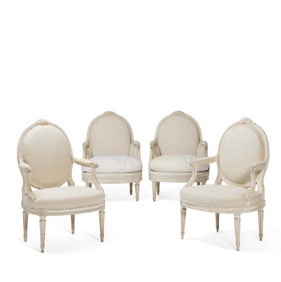 MOBILIER DE SALON D`EPOQUE LOUIS XVI