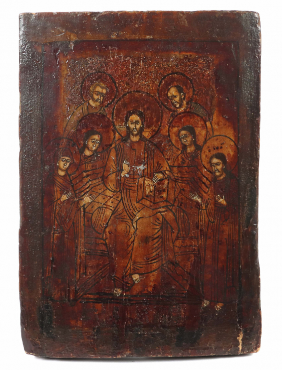 Ikone ''Erweiterte Deesis'' Russland, 18./19. Jh., im Z… — Katalog A81-2: Kunst | Antiquitäten ...
