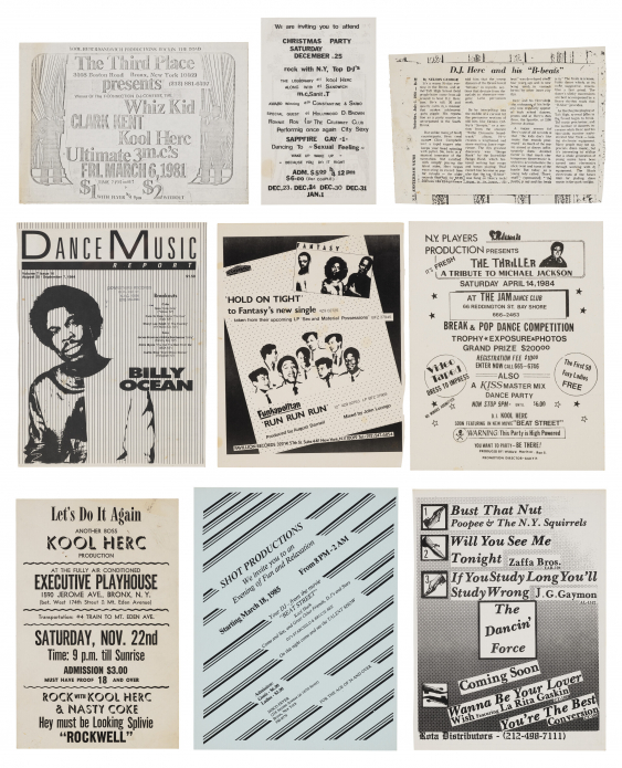 A COLLECTION OF FLYERS FOR DJ KOOL HERC AND OTHER EPHEMERA — Katalog DJ ...