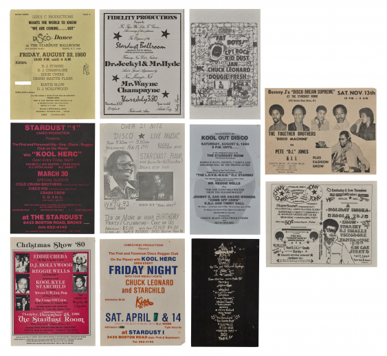 ELEVEN STARDUST FLYERS FEATURING DJ KOOL HERC AND OTHERS — Katalog DJ ...