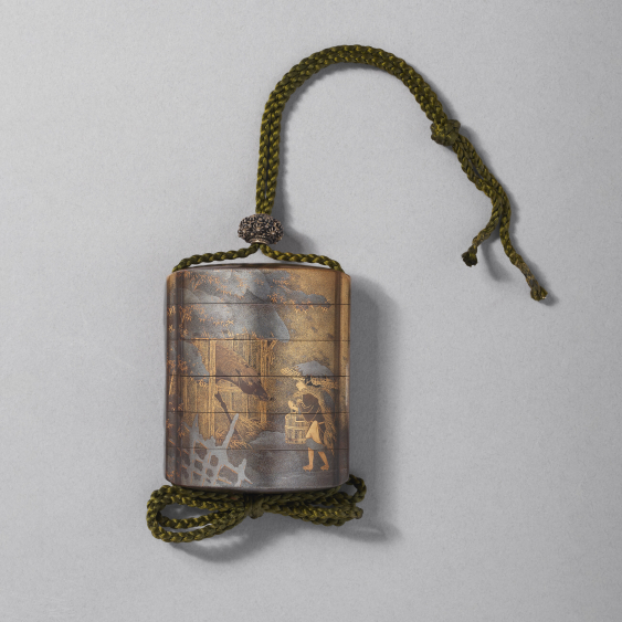 A FIVE-CASE LACQUER INRO — Katalog Japanese and Korean Art Online | Los ...