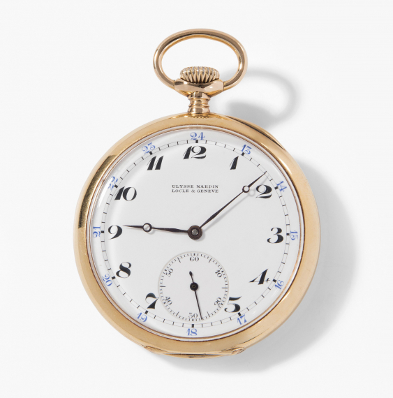 Gold-Taschenuhr, Ulysse Nardin, um 1900