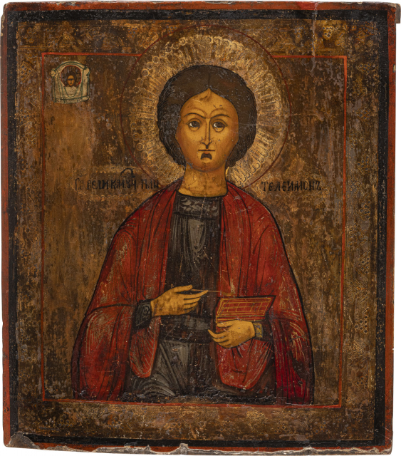 IKONE MIT DEM HEILIGEN PANTELEIMON