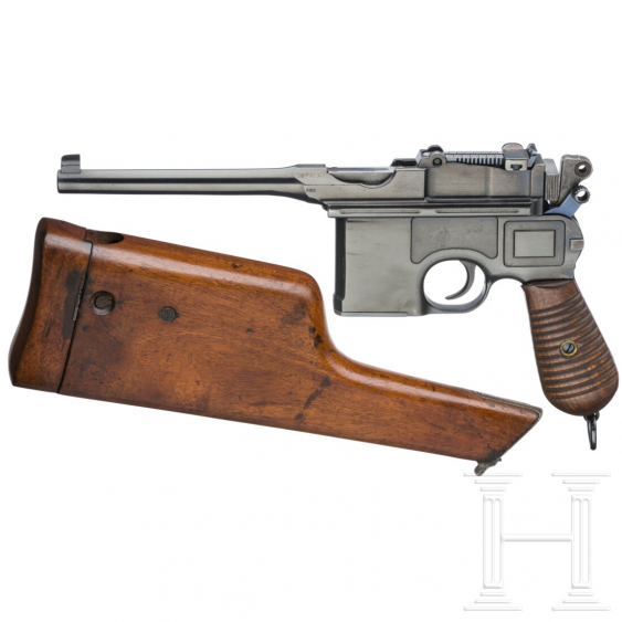 Mauser C 96, "Wartime Commercial", mit Kasten