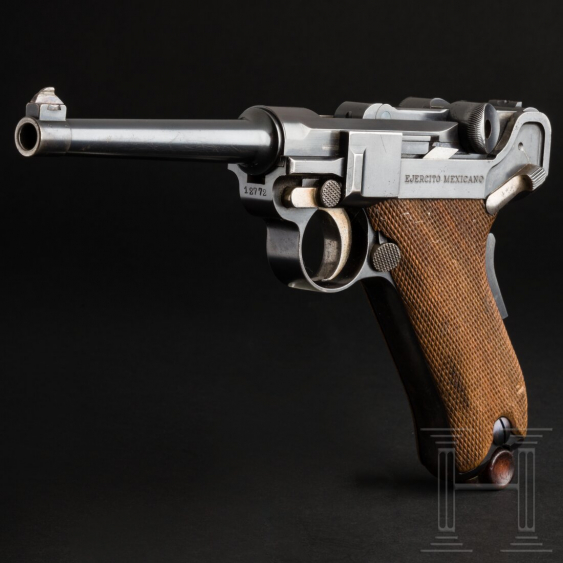 Parabellum DWM Mod. 1900, "Ejercito Mexicano", in Schatulle ...