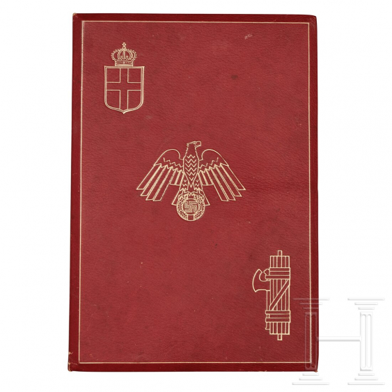 Max Ammann - Geschenkmappe zur Verleihung des Großkreuzes des Ordens ...