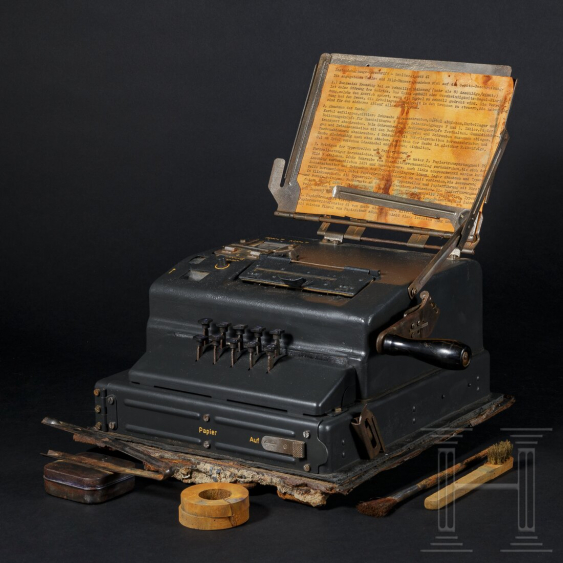 Schlüsselgerät 41 Z (SG 41), sog "Hitlermühle" der Wanderer-Werke in ...