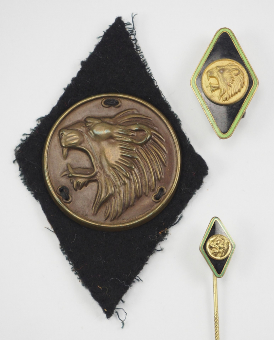 Freikorps: Freikorps von Epp, Ärmelabzeichen und Miniaturen.